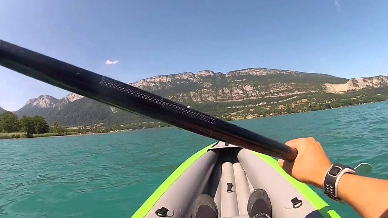 Tour du lac d'Annecy en Gumotex solar 410 - YouTube
