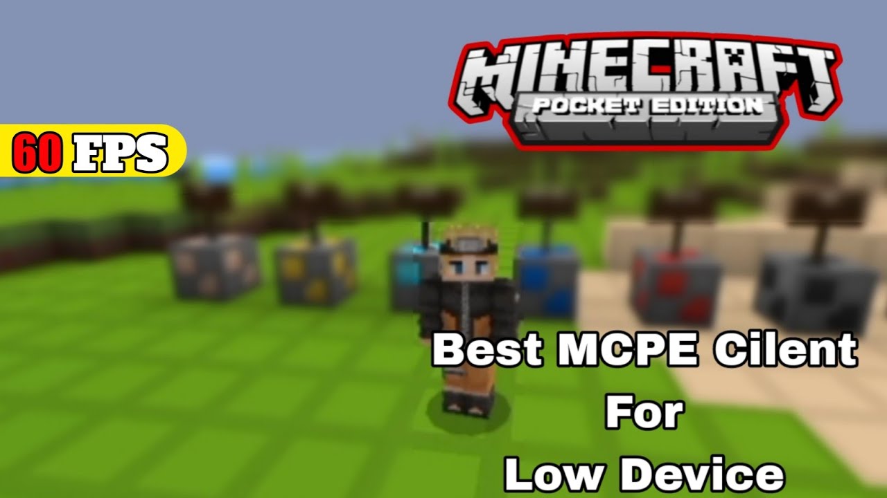 Minecraft Pocket Edition Cilent For Low Device - YouTube