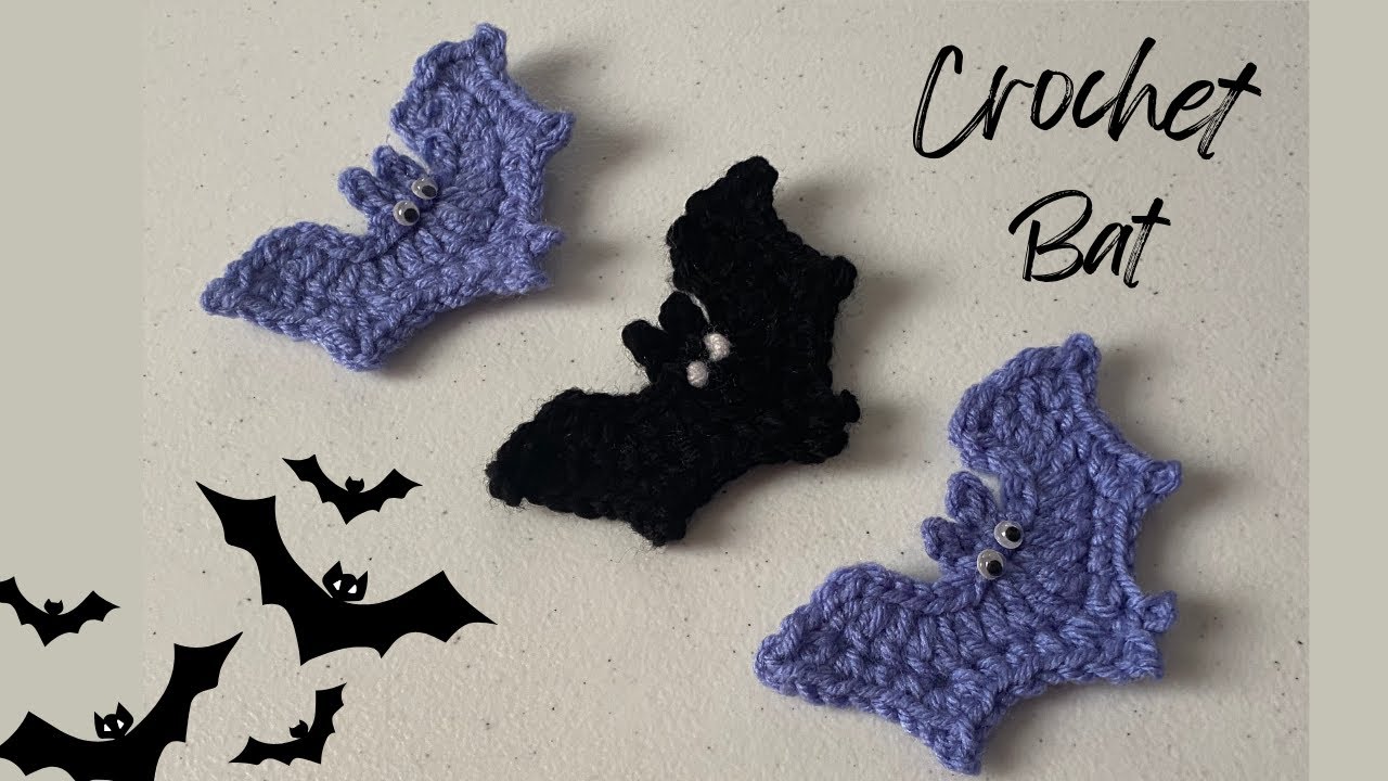 Cute Crochet Bat Tutorial | Step By Step - YouTube