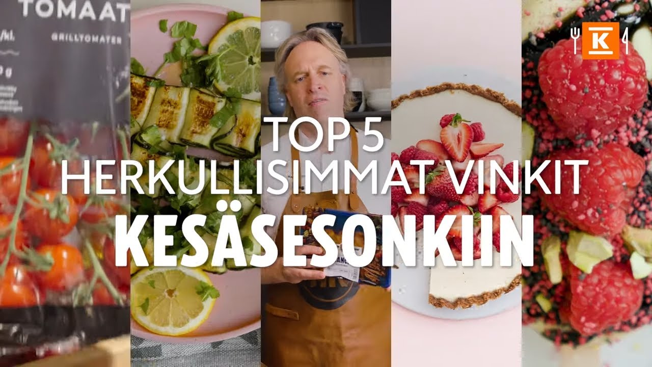 Herkullisimmat vinkit kesäsesonkiin | Sesongin salat | K-Ruoka - YouTube
