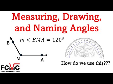 How to Measure, Draw, and Name Angles - YouTube