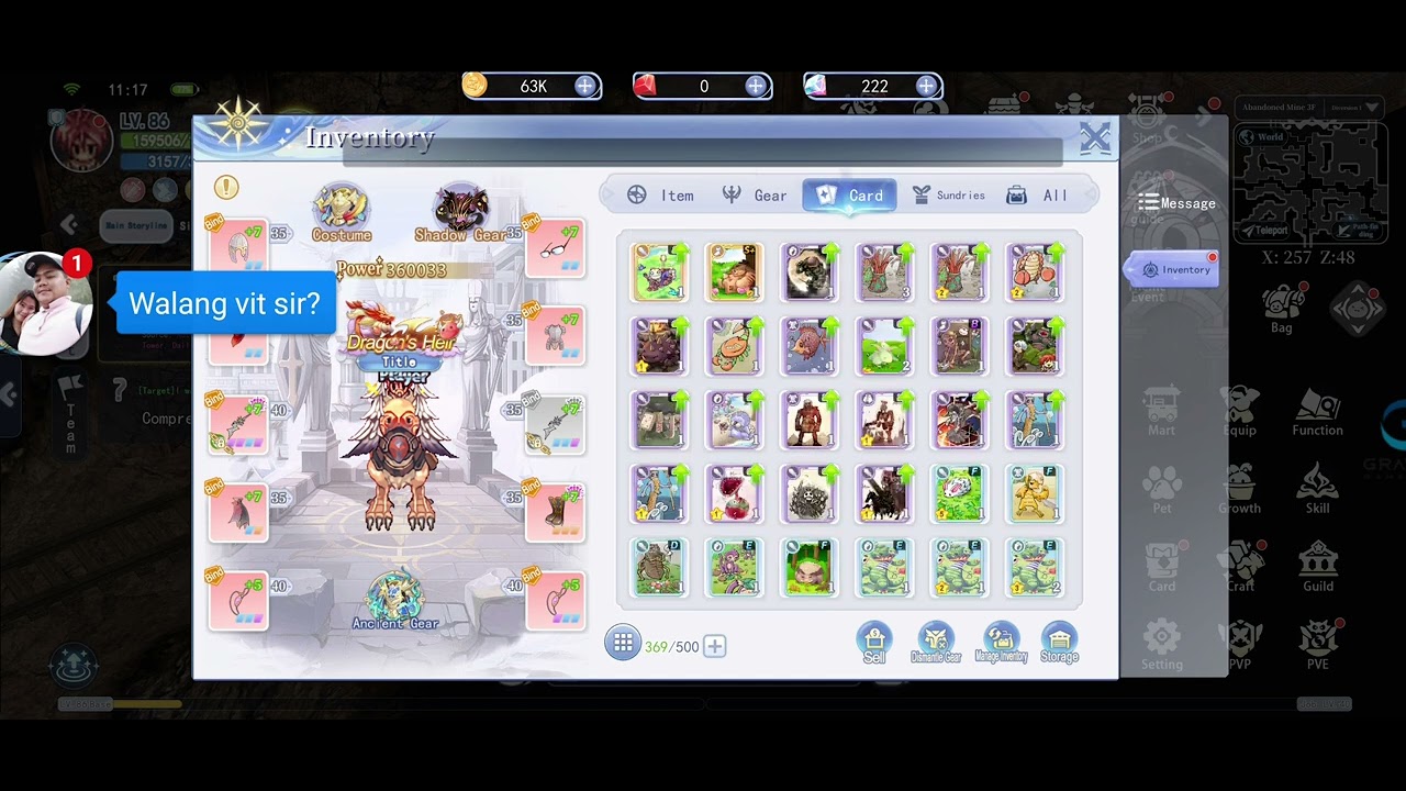 Skill stats card Worldboss top1 swordsman build and kunat woe build The ...