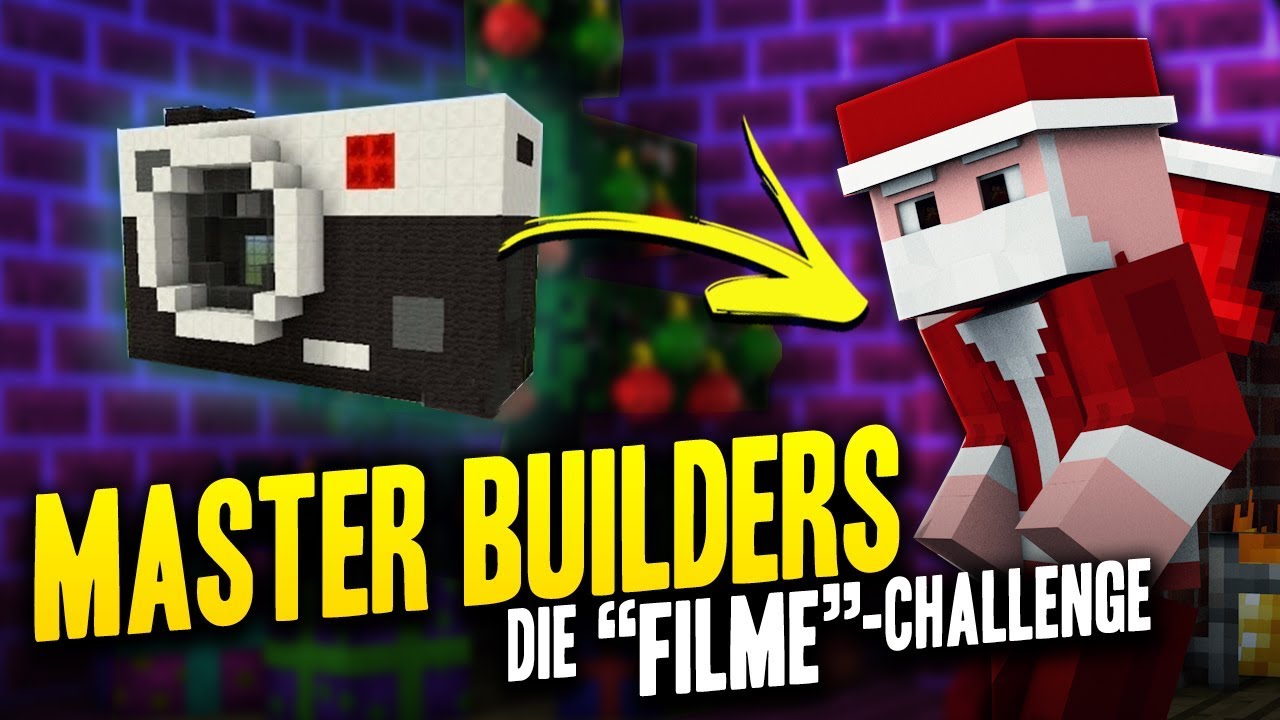 Die "FILM"-Challenge ★ Minecraft: MASTER BUILDERS - YouTube