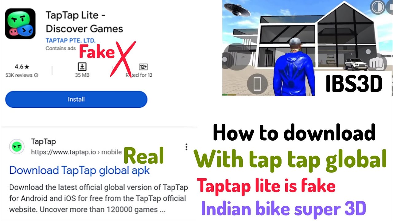 indian bike super 3D Download with tap tap global | all mobiles| fresh trick| w gaming - YouTube