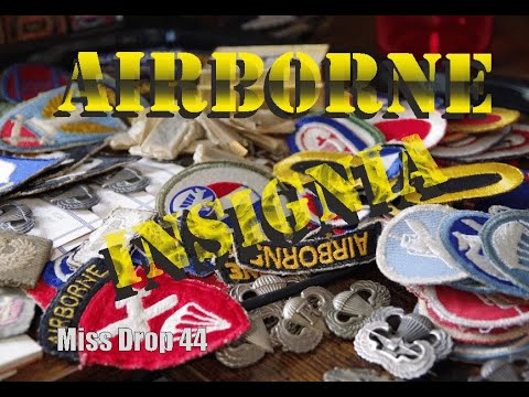 Miss Drop 44 #66 - airborne patches ww2 galore! Jump wings 101st 82nd ...