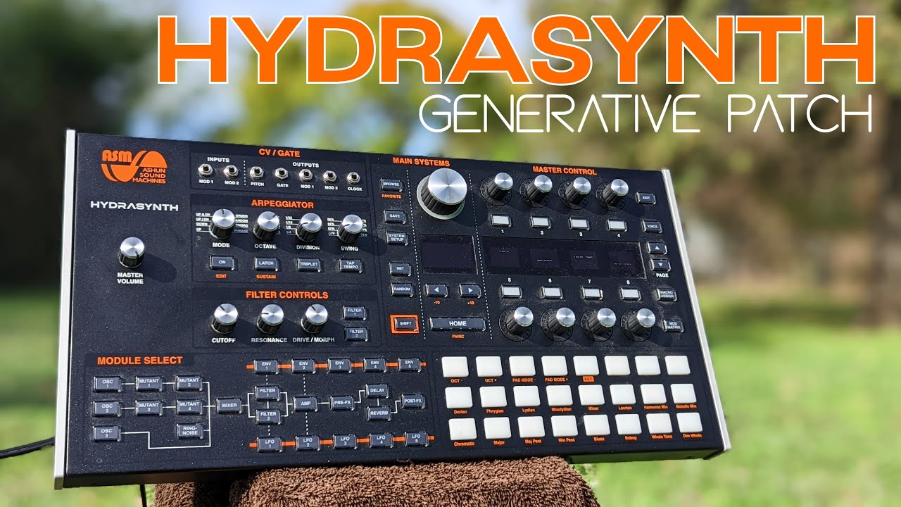 MEANDERING: Generative patch on the Hydrasynth [no overdubs] - YouTube
