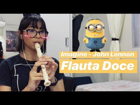Imagine - John Lennon | Flauta doce (notas) - YouTube