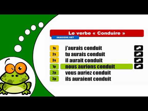 How to conjugate Conduire # Conditionnel Passé - YouTube