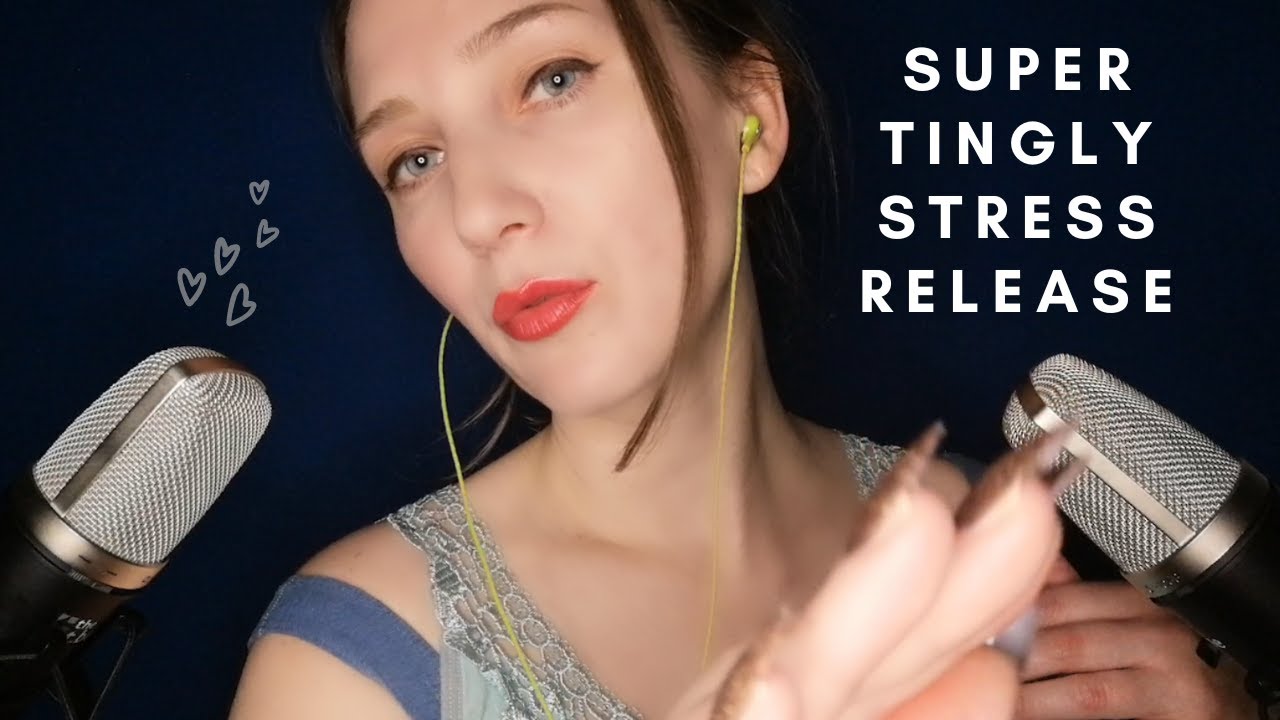 ASMR I Super Tingly Stress Release & Hand Movements, Inaudible Whispers ...