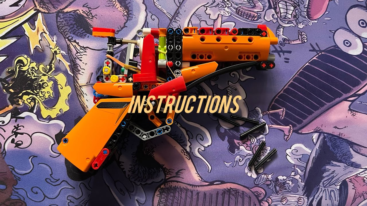 Lego technic revolver auto rotating barrel free imstructions by All New ...