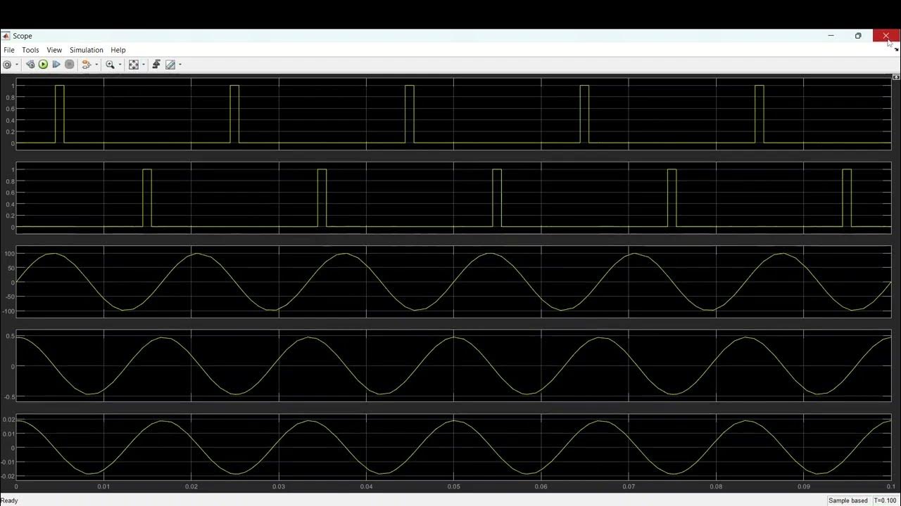 Single phase AC to AC voltage controller using MATLAB Simulink - YouTube