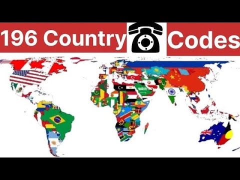 196 Country Phone Code / All Country Code / All country Mobile Number ...