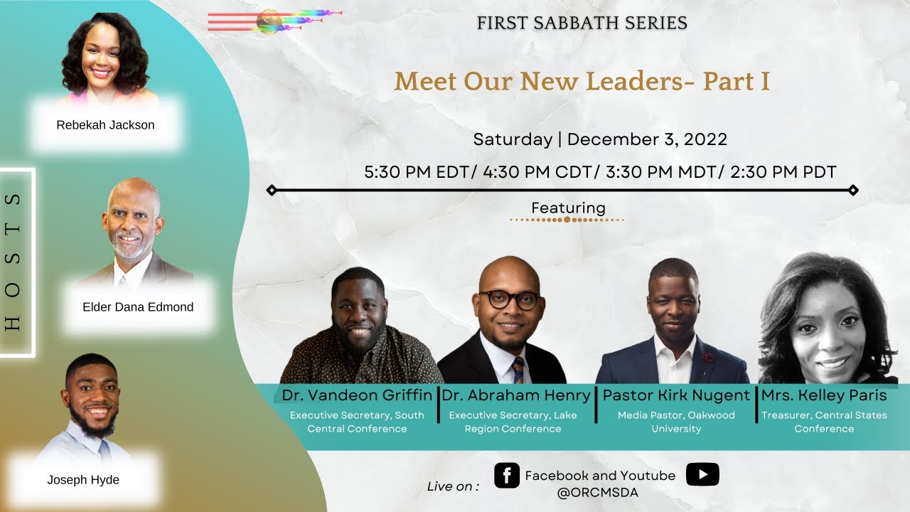 ORCM First Sabbath Presents: Meet Our New Leaders - Part 1 - YouTube