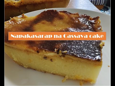 How to make easy & delicious Cassava cake - YouTube