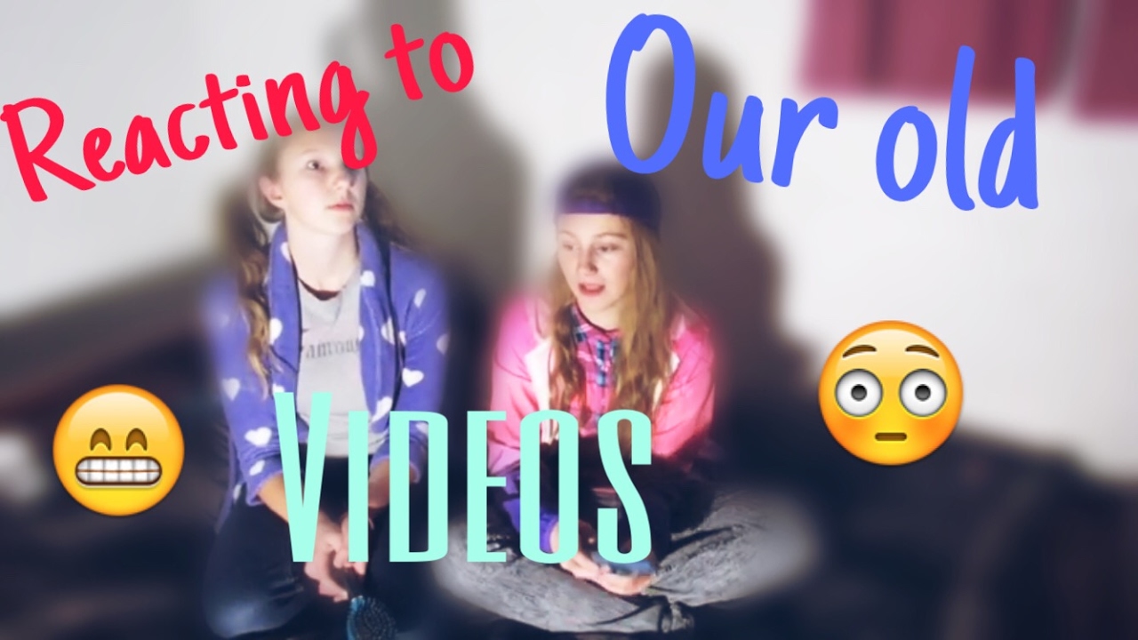 REACTING TO OUR OLD VIDEOS w/Kyra stark - YouTube