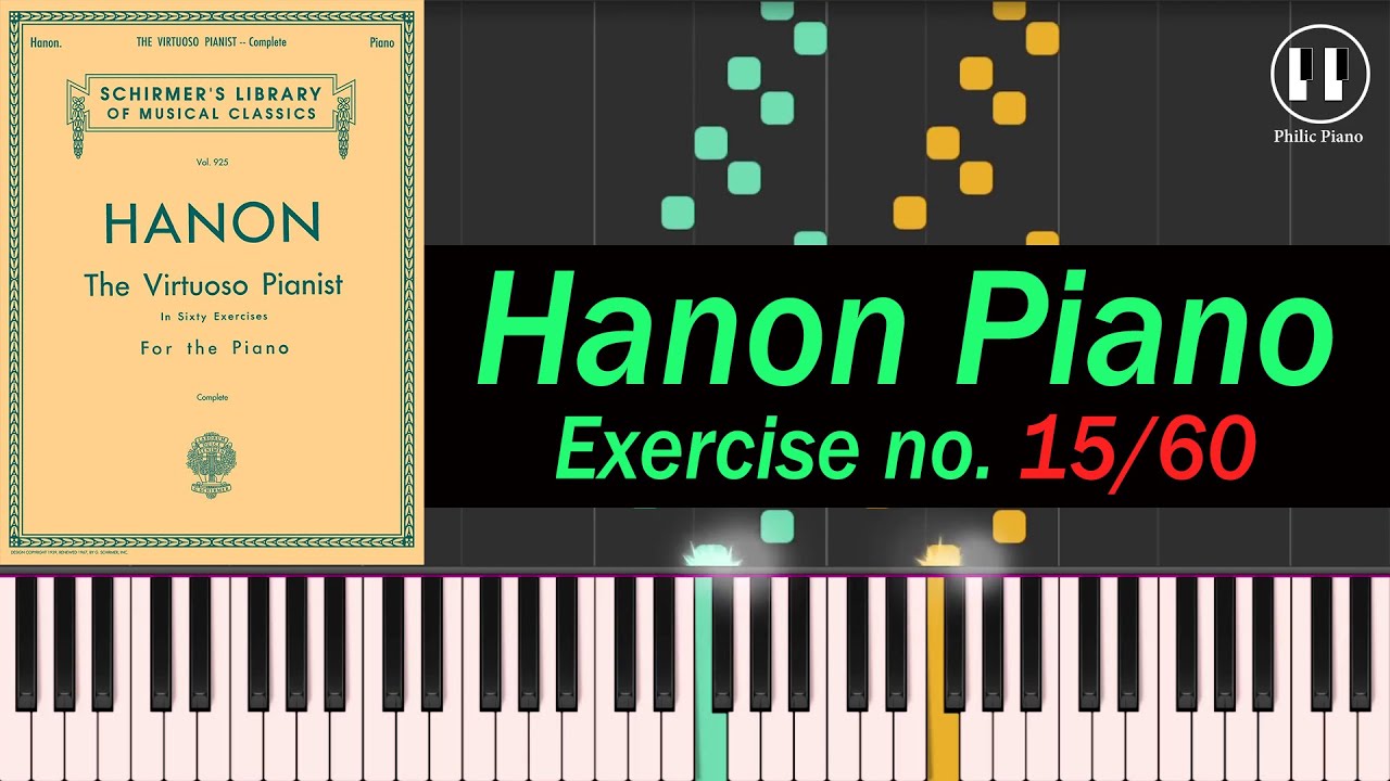 Hanon Piano Exercise no.15/60 | Philic Piano - YouTube