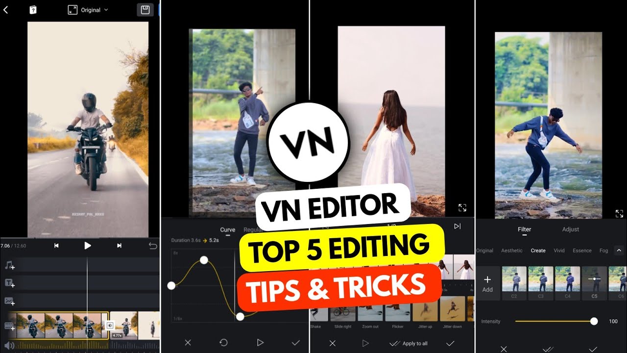 5 New Editing Tricks In Vn App 2023 | Vn Video Editor Tutorial 2023 ...