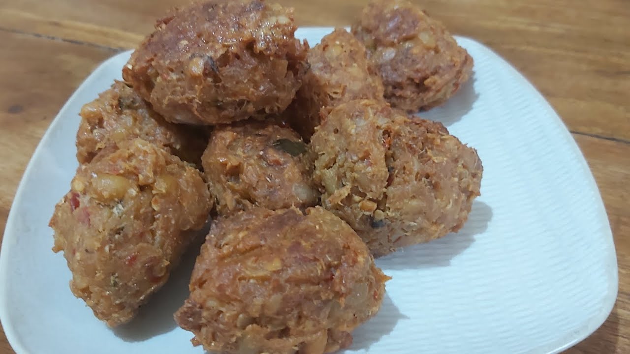 RESEP PERKEDEL TEMPE BOSOK DAUN JERUK SEDAP - YouTube