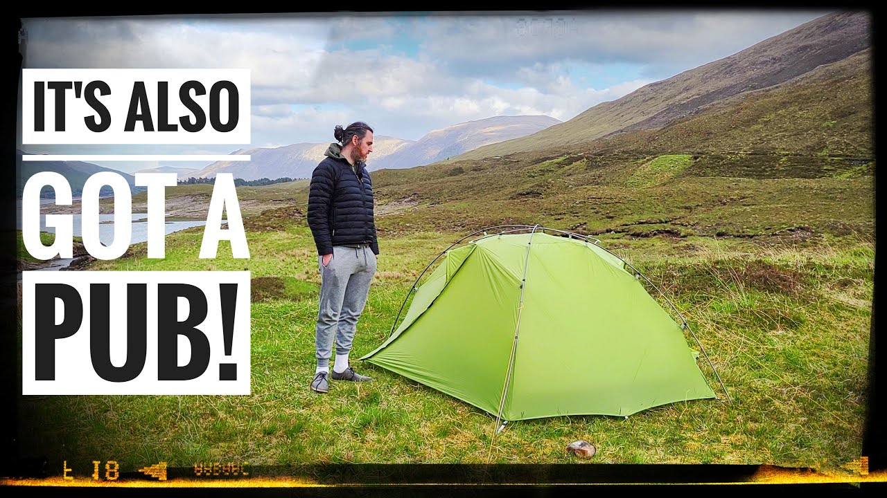 Is this THE BEST ROADSIDE CAMPING spot in the UK? Feat Light Tour ...