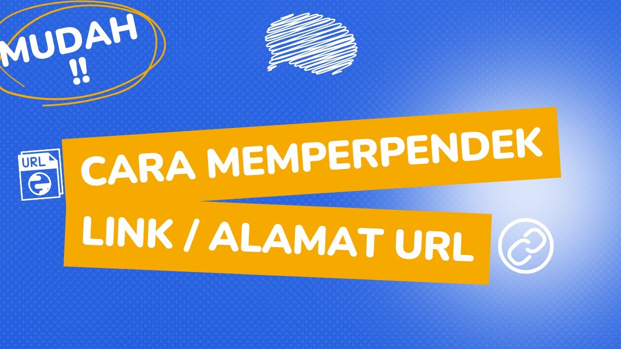 Cara Memperpendek Alamat/Link URL - YouTube