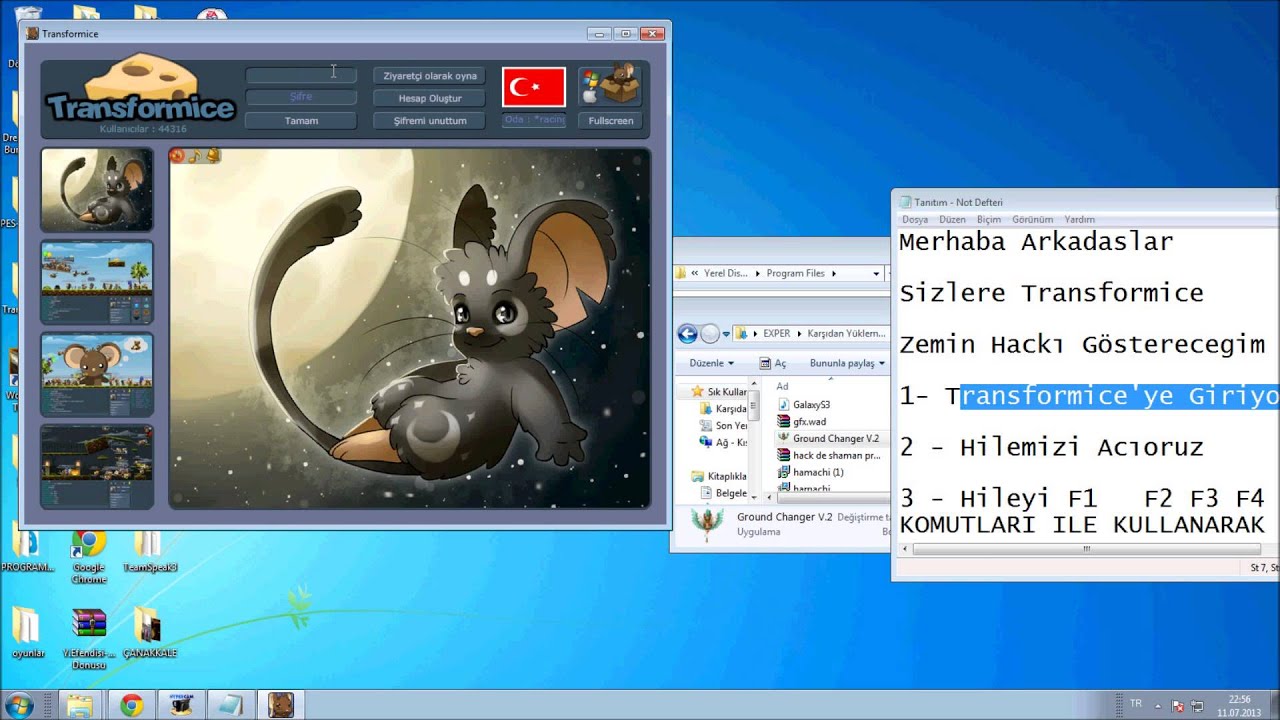 Transformice Zemin Hack V2 - YouTube