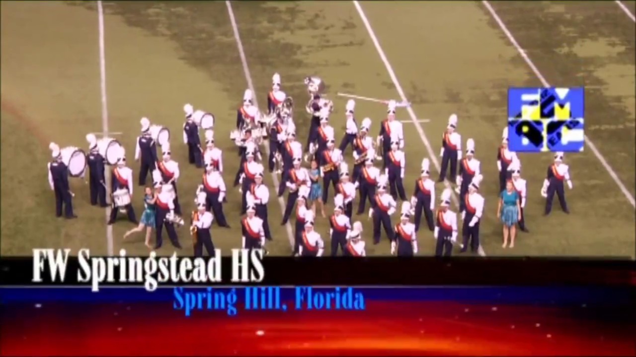 F.W. Springstead Marching Eagle Brigade FMBC 2012- "Hot Pursuit" - YouTube