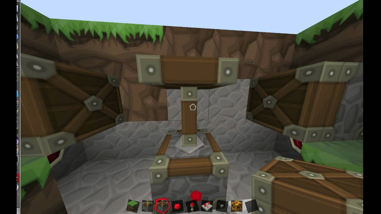 Minecraft Redstone | Retractable Floor Light Tutorial - YouTube