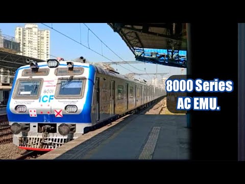 New 8000 series AC EMU passing at Goregaon | AC Local 3.0 - JB's ...