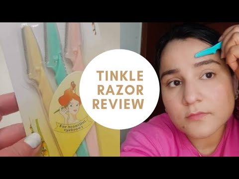 How to Use Tinkle Razor for Eyebrows,Upperlips & forehead|| Honest ...