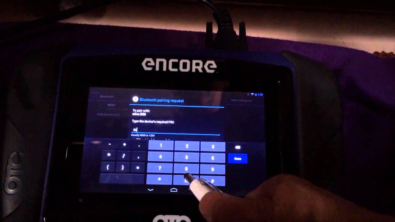 How to Pair Bluetooth Devices to OTC Encore diagnostic tool - YouTube