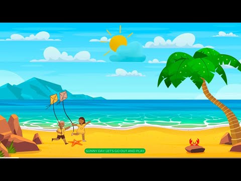 "Sunny Day Fun! ☀️ Let’s Play Outside and Stay Sun Safe! | Kids Song ...