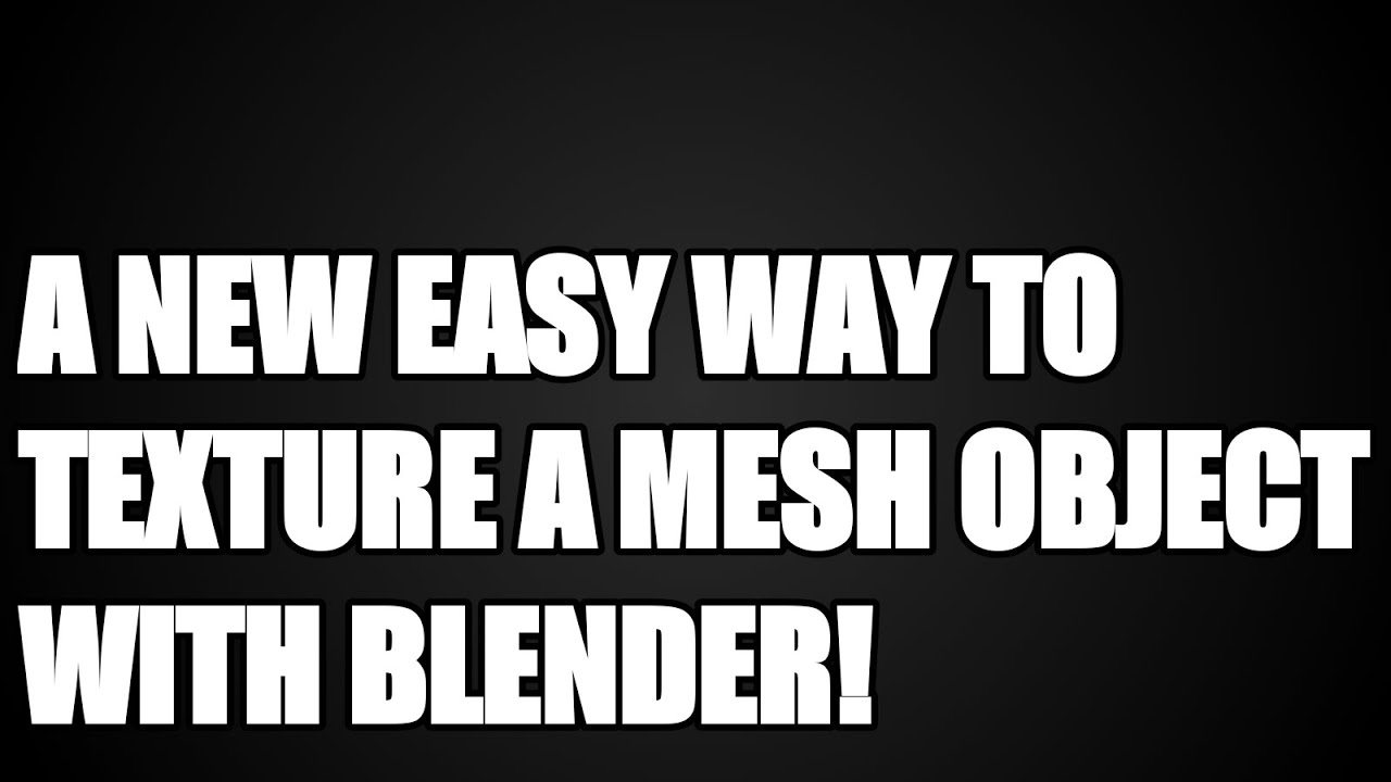 How to texture a mesh object for roblox with Blender! (EASY) - YouTube