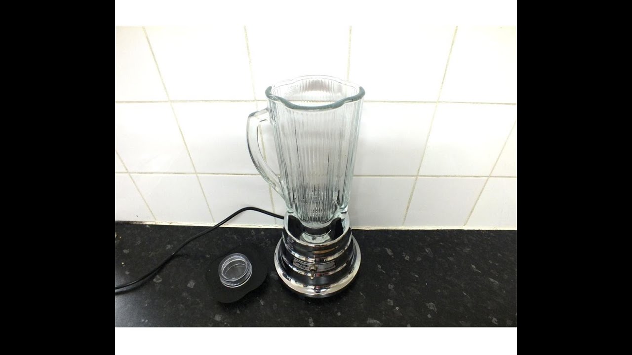 WARING PRO BLENDER UNBOXING QUICK DEMO REVIEW CHROME BASE & CLOVER LEAF ...