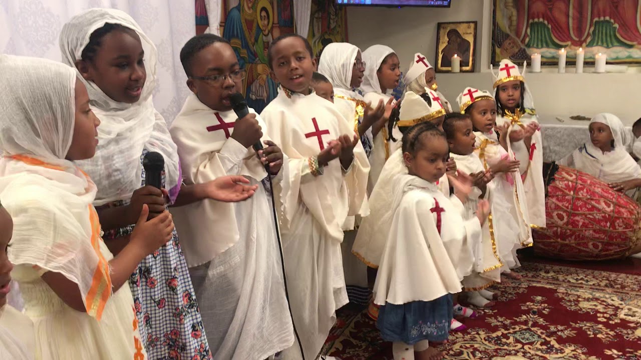 Children Sunday School Celebrating Holy Trinity EOTC - YouTube