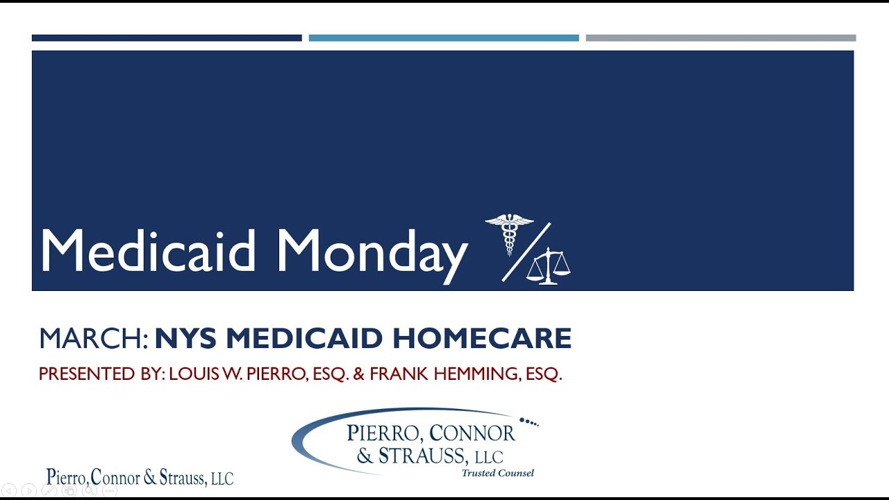 New York State Medicaid Home Care - YouTube
