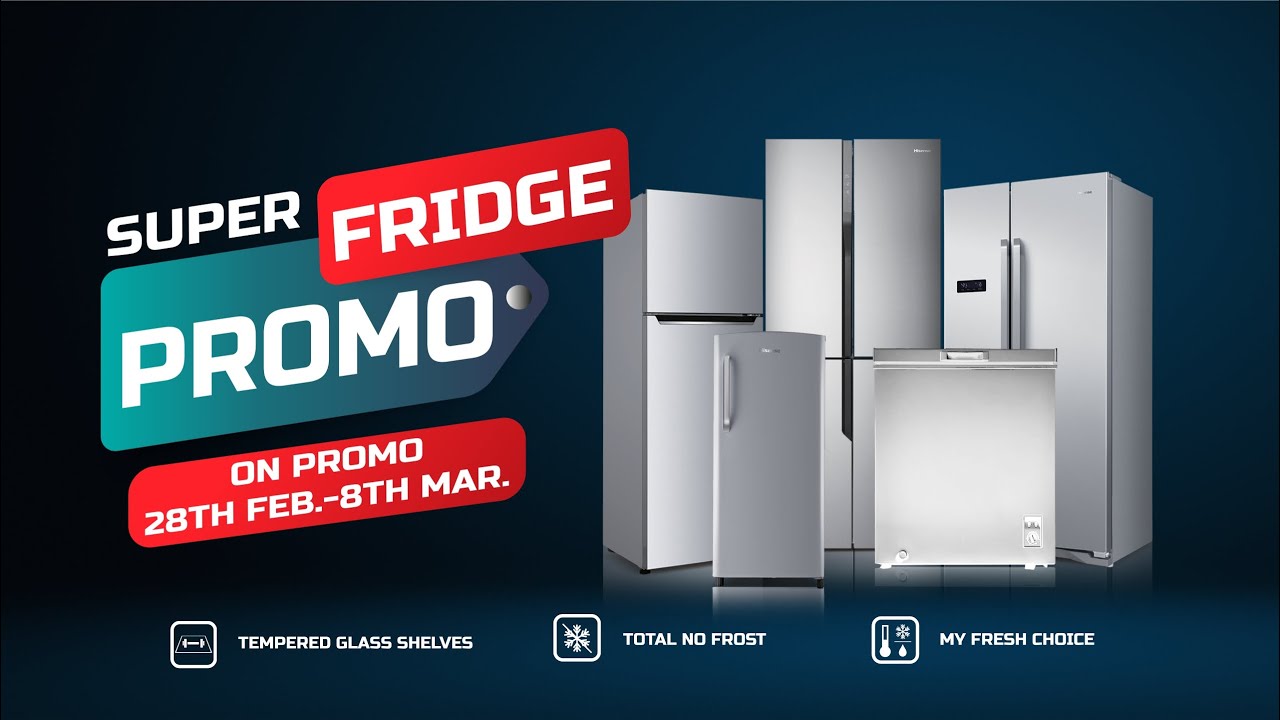 HISENSE FRIDGE & FREEZER PROMO 2022 - YouTube