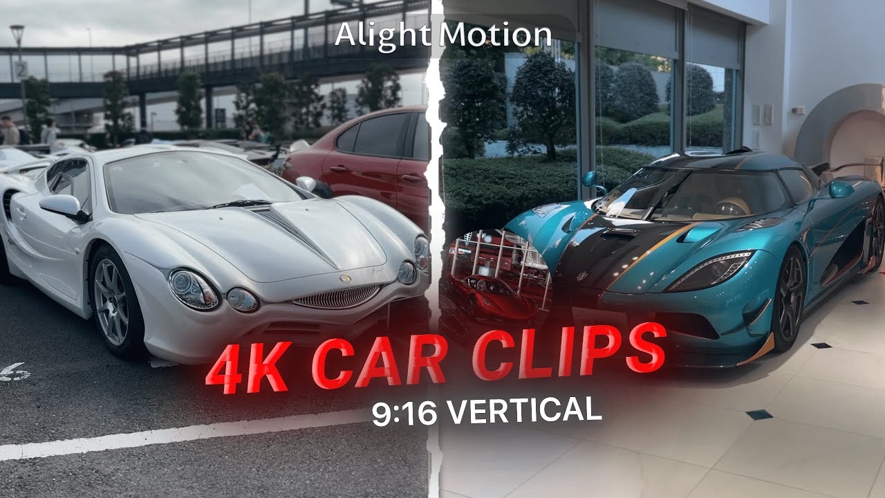 FREE 4K 9:16 VERTICAL CAR CLIPS!! - YouTube