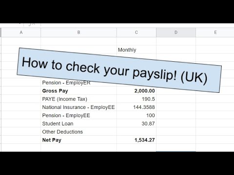 How to check your payslip! UK - YouTube