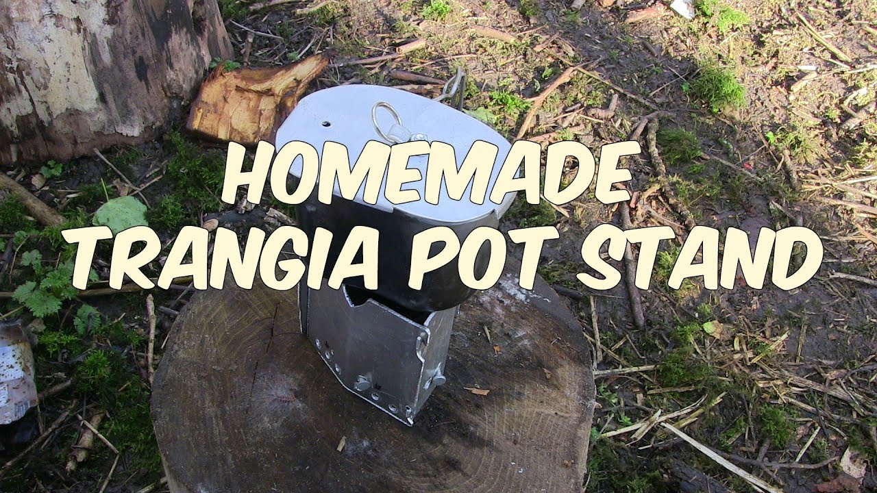 Bushcraft Equipment : Homemade Trangia Pot stand - YouTube