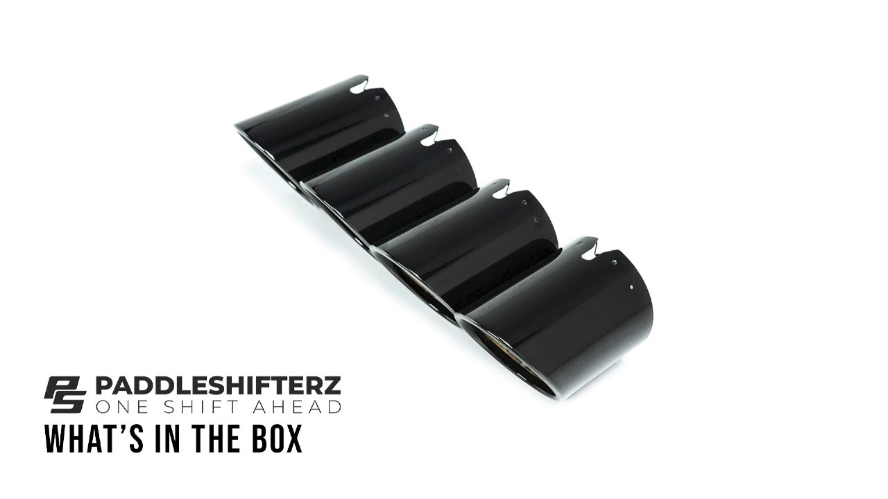 Unboxing - Original BMW black chrome tailpipes X3M, X4M 18308058651 ...