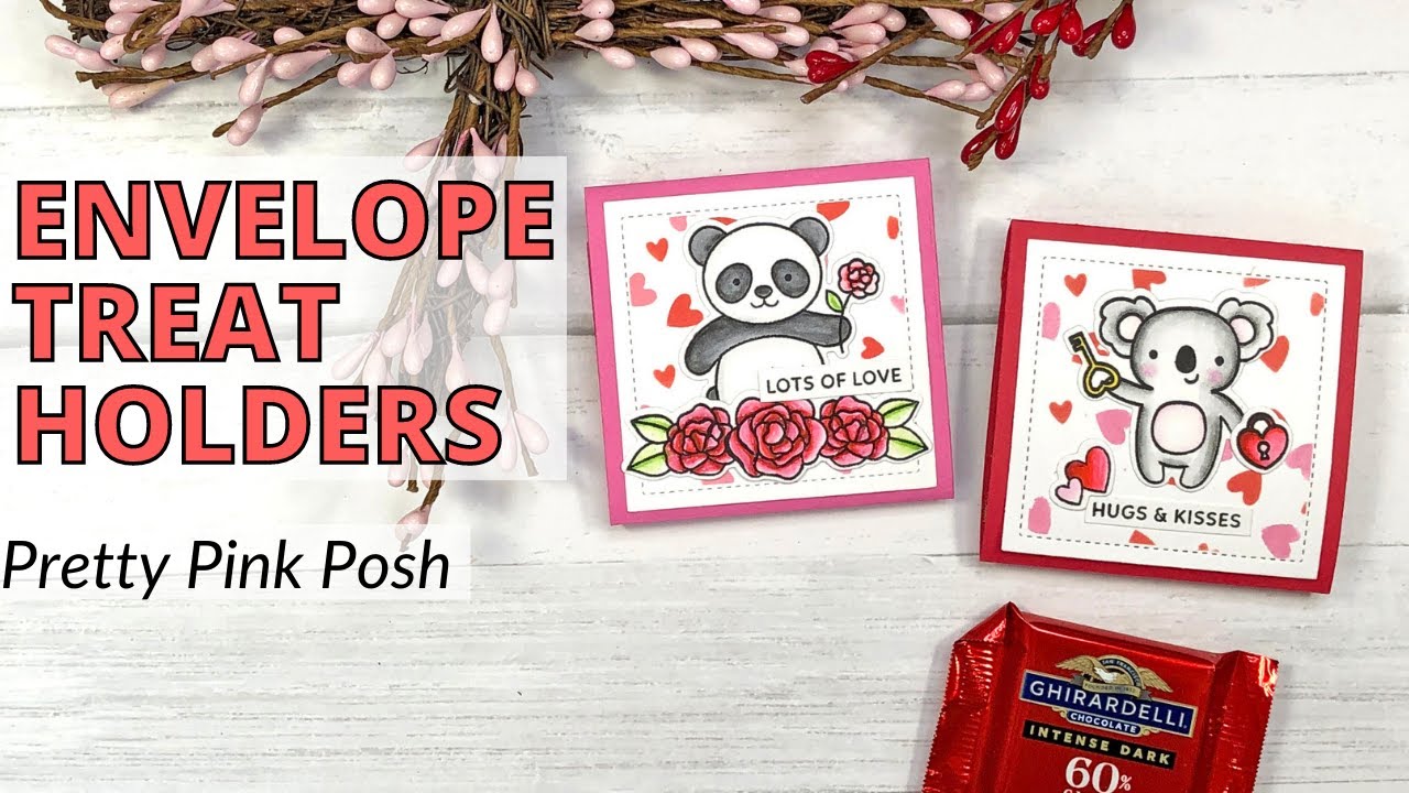 Envelope Treat Holders | Pretty Pink Posh Sweet Note - YouTube