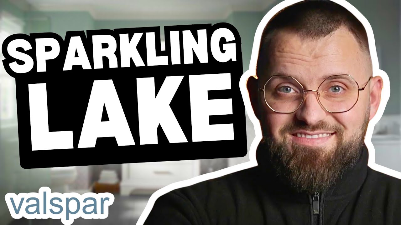 Sparkling Lake Unleashed: Diving Deep into Valspar's Dazzling Paint Color! 💎 | With Color ...