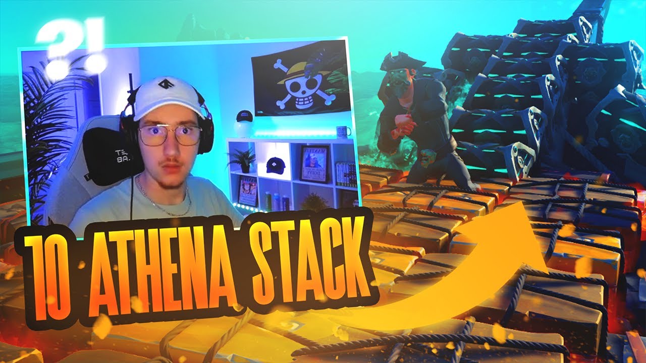 ON LEUR VOL 10 ATHENA STACK ! (dinguerie) - Sea of Thieves - YouTube