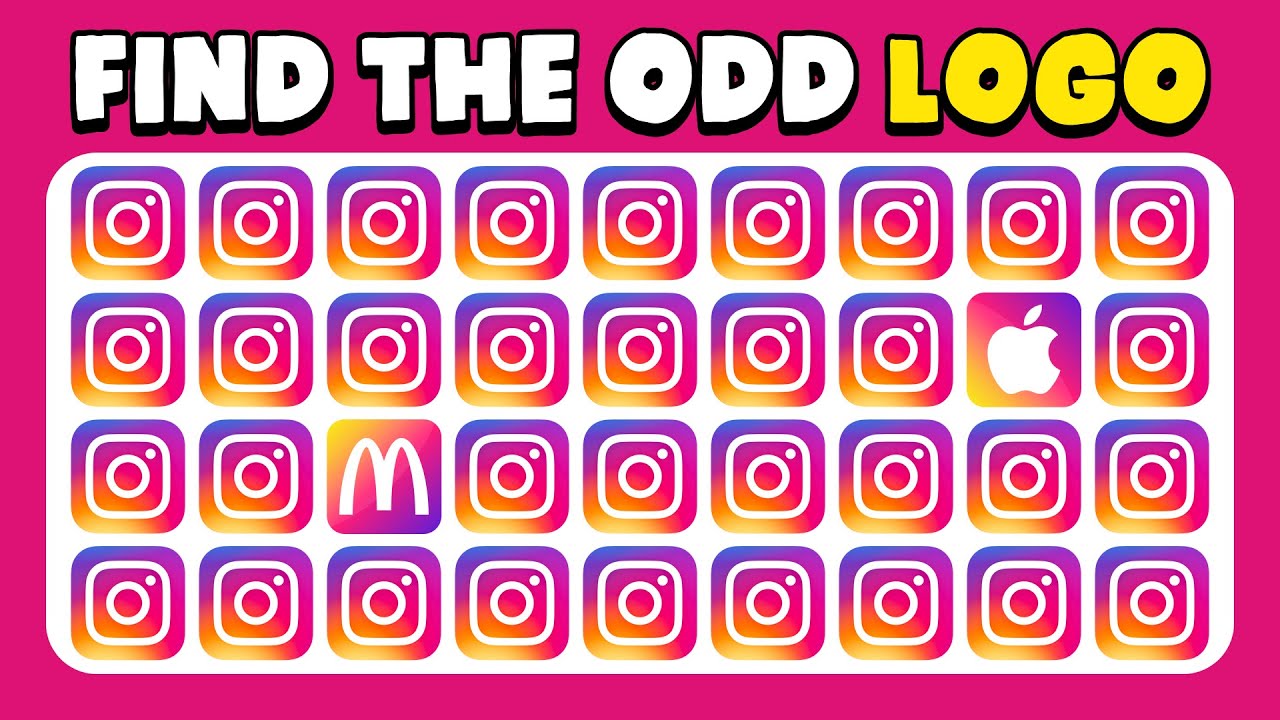 Find the ODD One Out - Brand Logo Edition | Emoji Quiz - YouTube