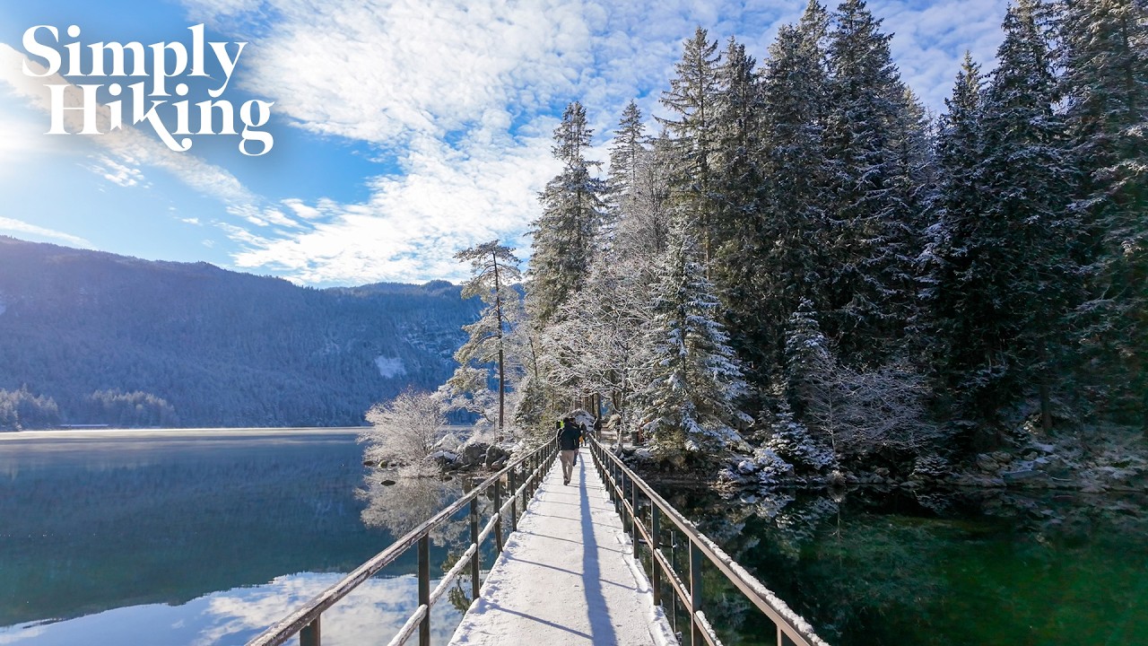 25 Minutes Exploring THE MOST BEAUTIFUL Winter Lake! | Lake Eibsee ...