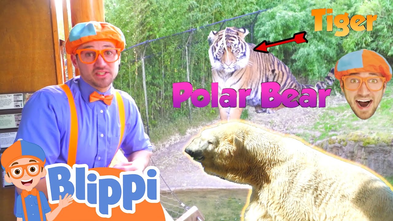 Blippi Visits a Zoo (1 Hour Special!) - Blippi | Educational Videos for ...