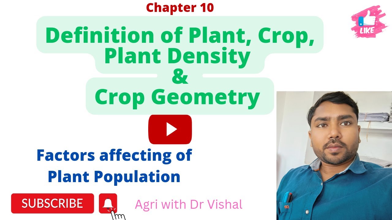 Chapter 10: Definitions of Plant, Crop, Plant Population or Plant ...