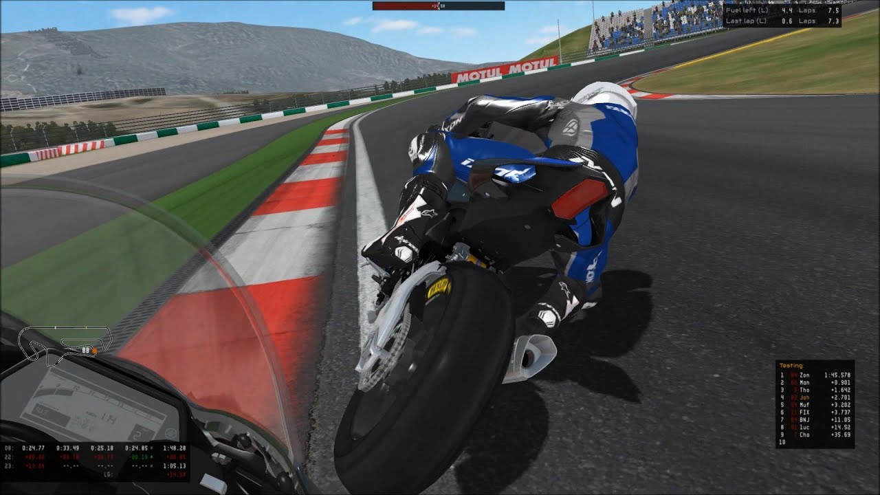GP Bikes | Following a quick Yamaha R1M rider at Portimao - YouTube