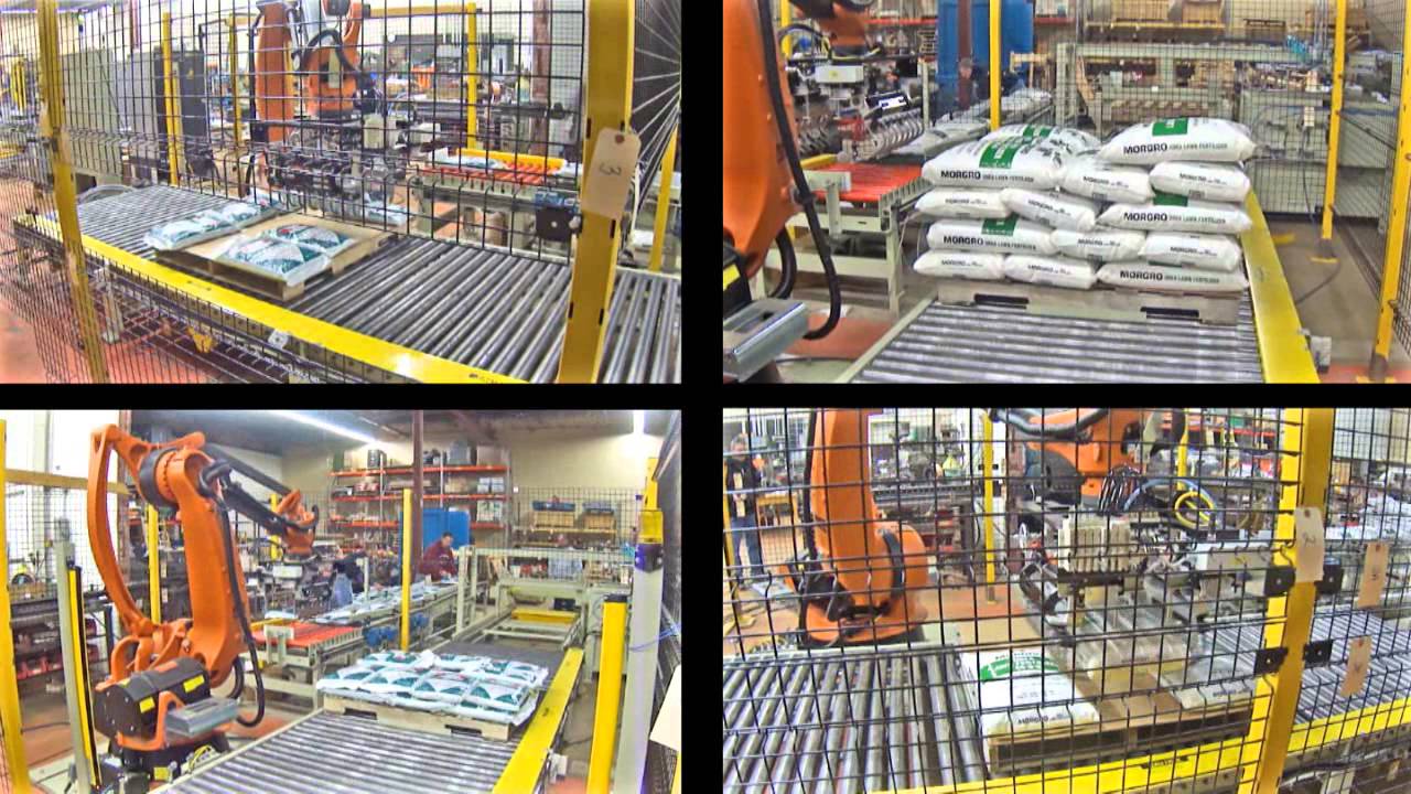 ARPAC's Robotic Material Handling Bag Palletizer System - YouTube