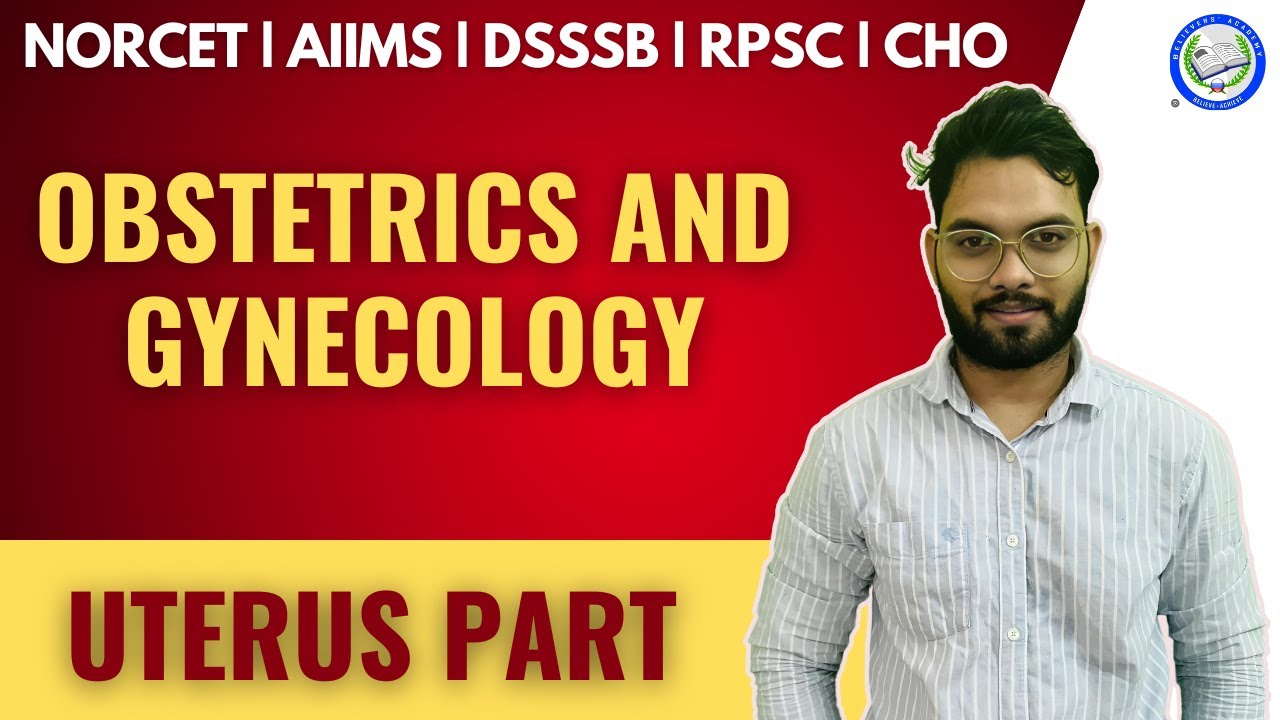 LECTURE -UTERUS PART 1 #OBSTETRICS AND GYNECOLOGY #NURSING LECTURE ...